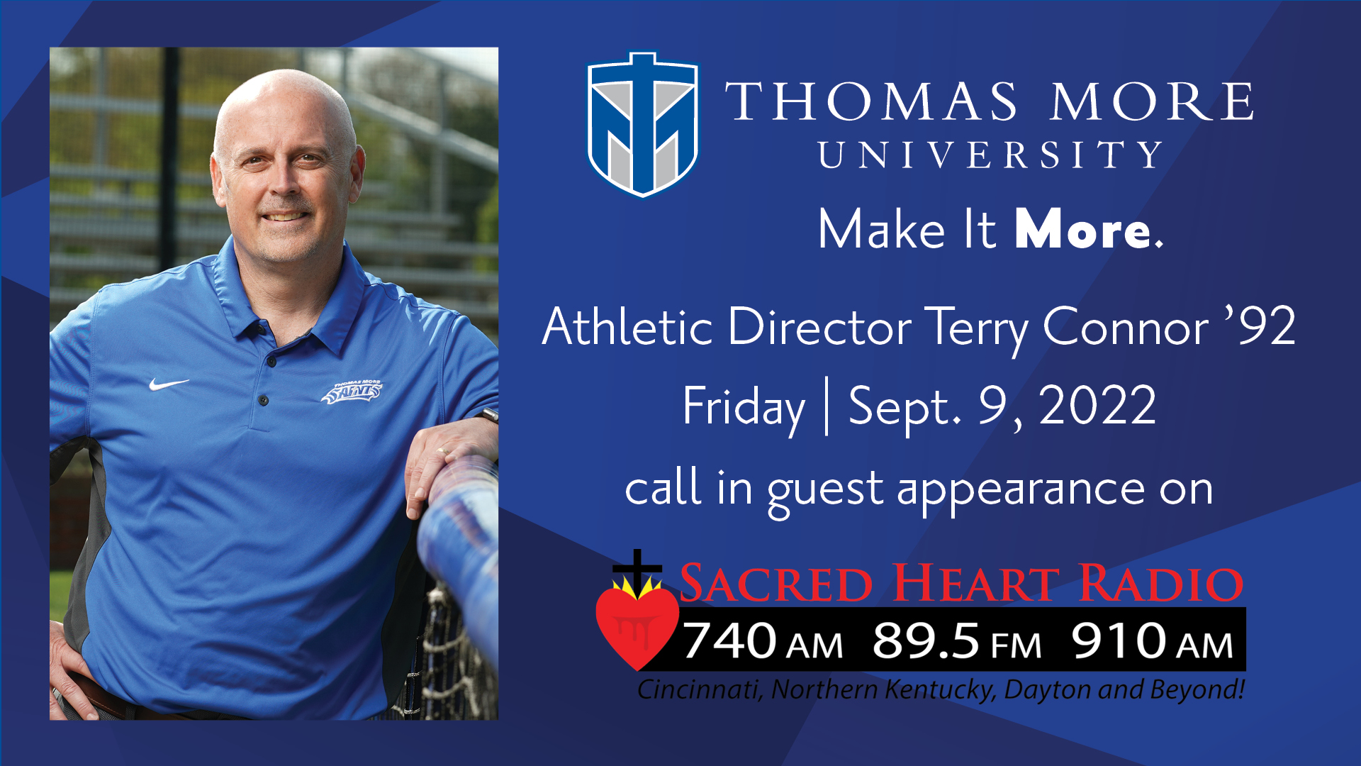 Sacred Heart Radio Interviews Athletic Director Terry Connor ’92 – MOREOVER