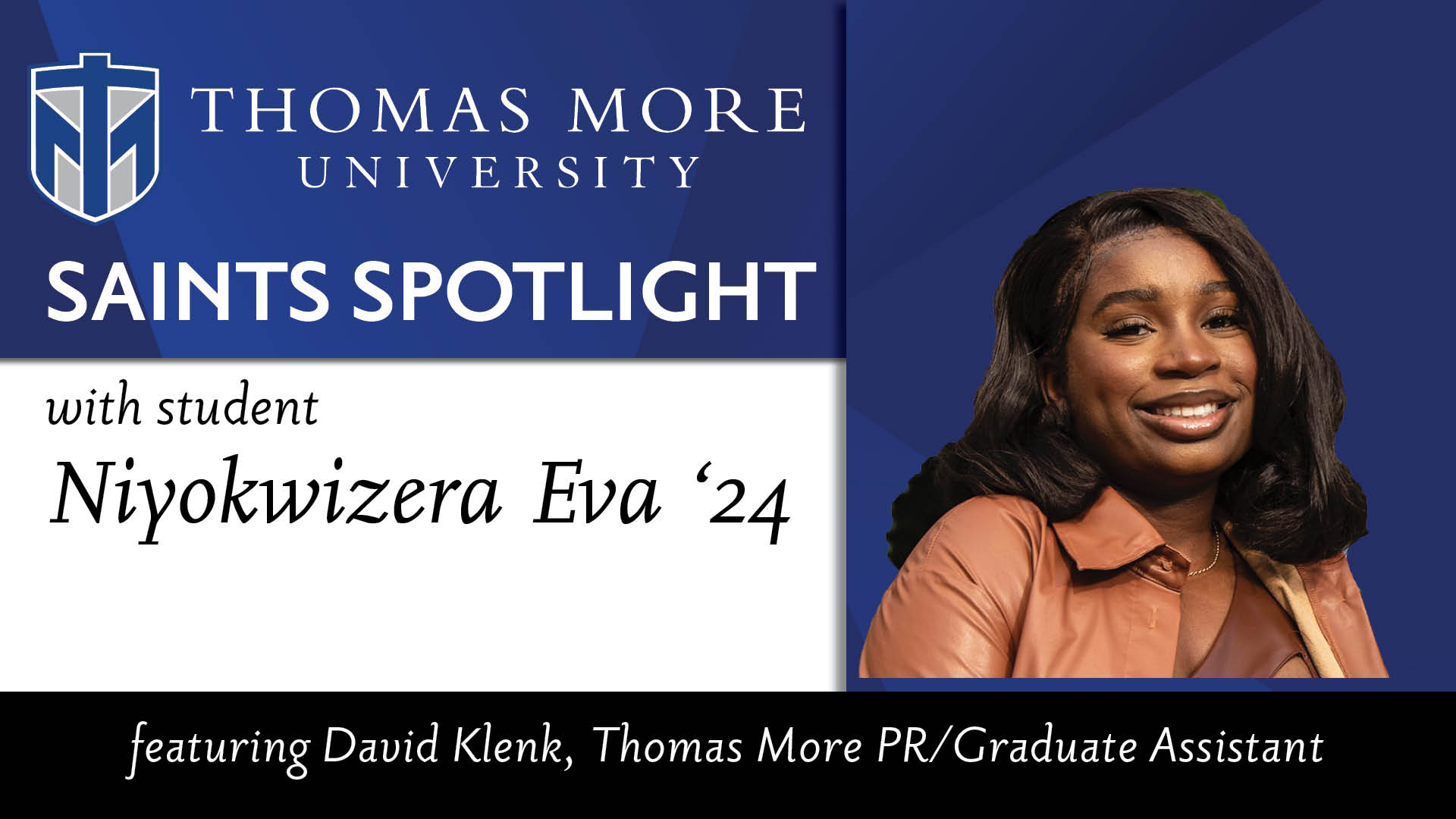 Saints Spotlight with Niyokwizera Eva ’24 – MOREOVER